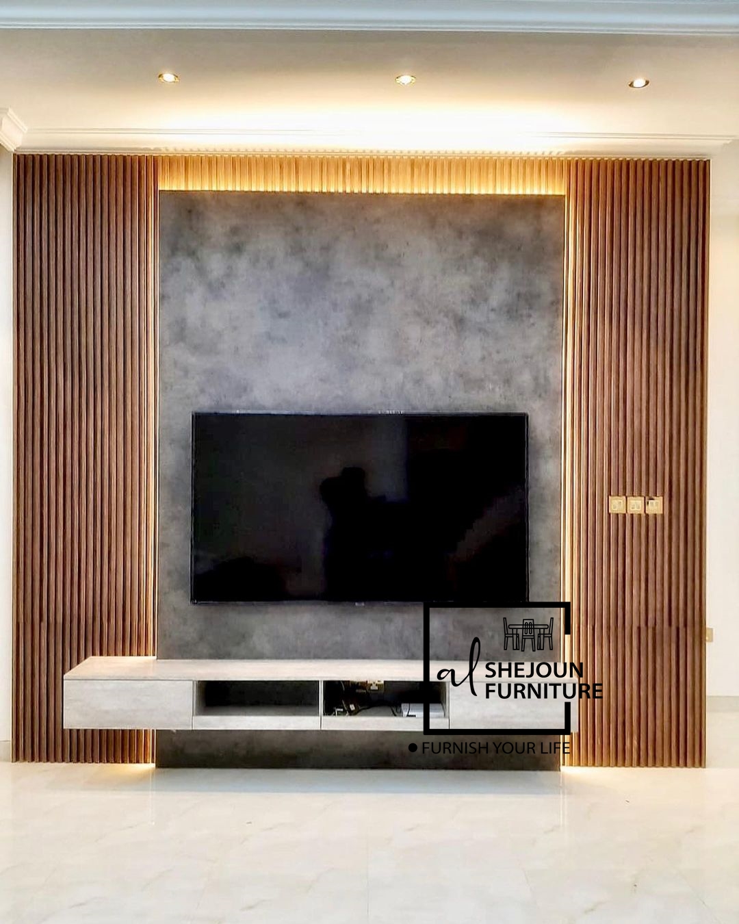 LCD Wooden Unit – Alshejoun Furniture